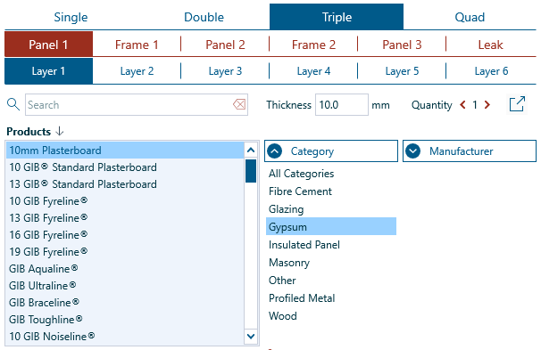 Panels - INSUL 10.0 User Guide